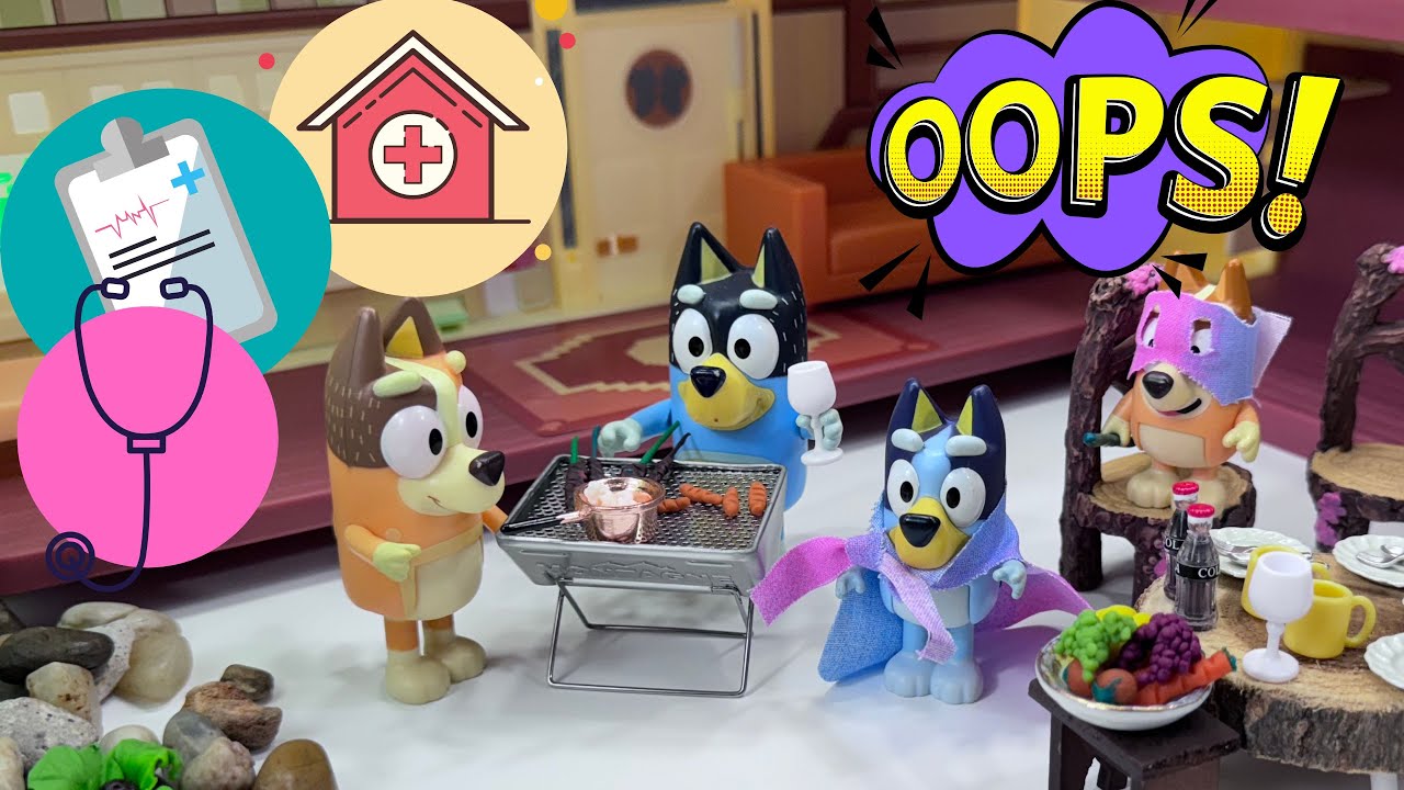 Bluey and the Big Oops: Bluey Gets Hurt and Goes to the Hospital - YouTube