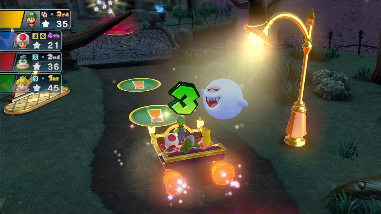 Mario Party 10 - Mario Party Mode - Haunted Trail #270 (2 Player ...
