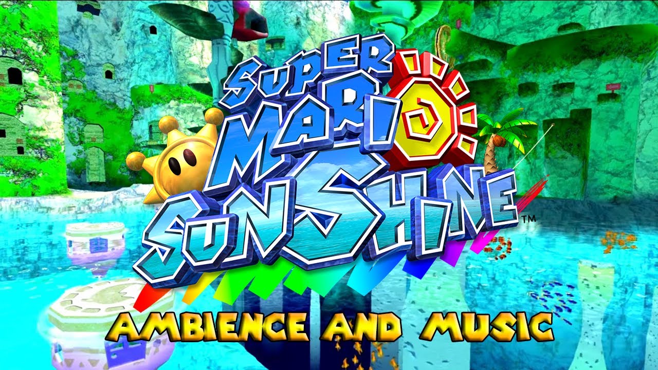 Super Mario Sunshine Ambience & Music | Noki Bay | Relaxing ASMR/Sleep ...