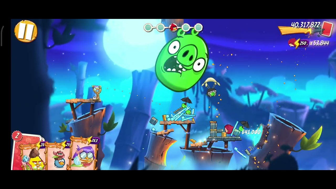 angry birds 2, a squawk-alyptic adventure, level 9, 30/08/2024 - YouTube