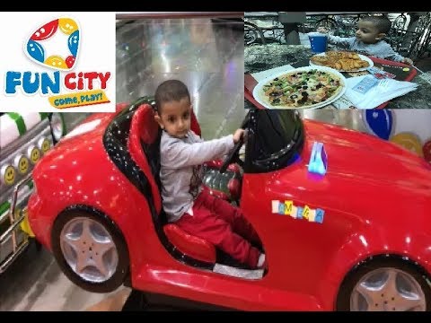 Kids Fun at FunCity Dubai | Indoor Play Area for Kids | Yummy Pizza Hut ...