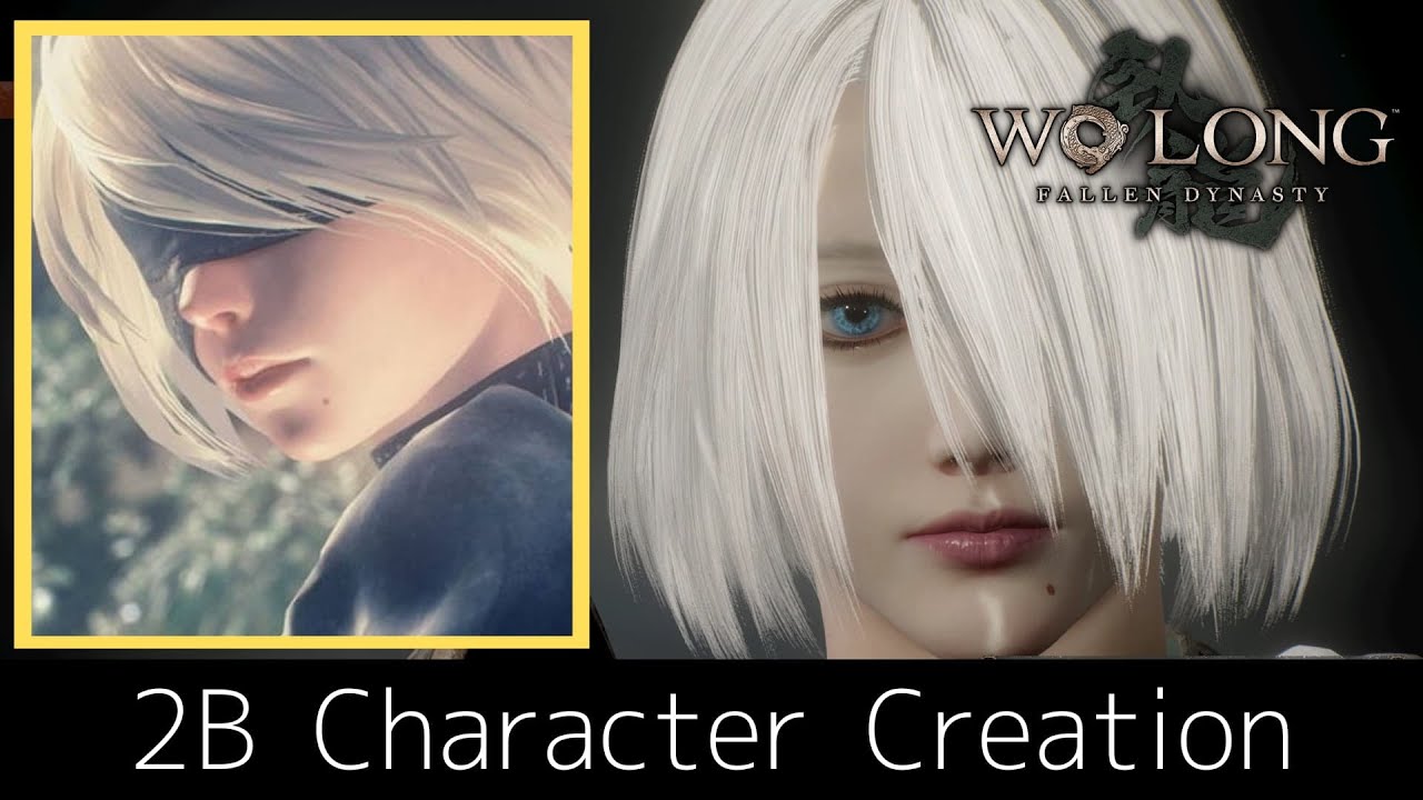 【ウォーロン】キャラクタークリエイトレシピ(ニーアオートマタ 2b風)|character Create Recipe Nierautomata 2b【wolong】 Youtube