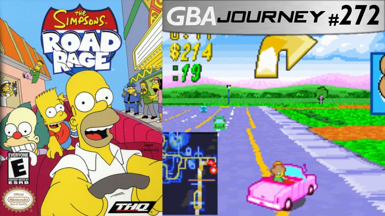 The Simpsons: Road Rage [GBA Journey #272] - YouTube