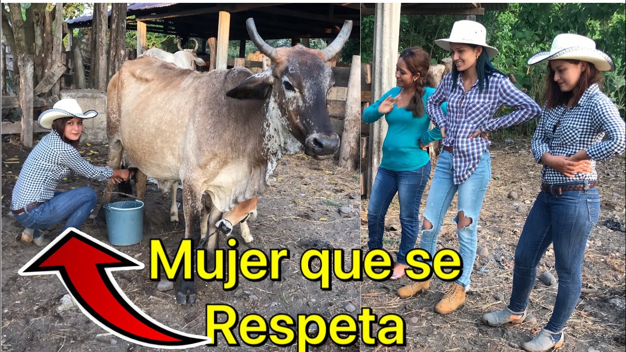 RUBI toda una MUJER de RANCHO|nos ENSEÑA a ORDEÑAR - YouTube