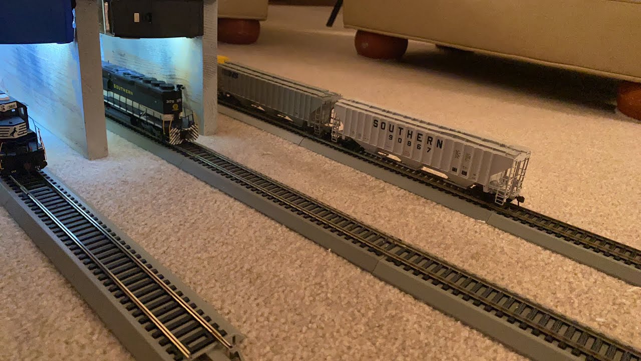 Testing out the new locomotive shop lead - YouTube