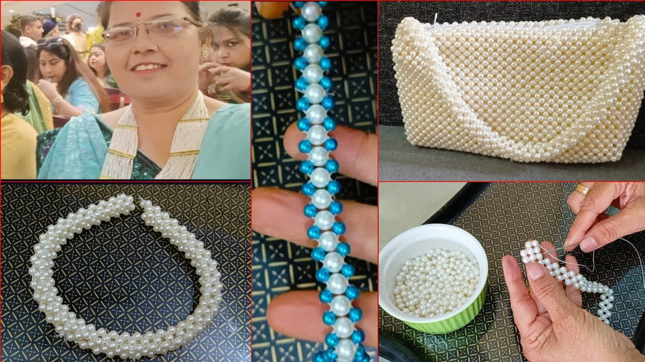 Moti se purse, jewellery, bracelet keychain keise banaye | beginner ...