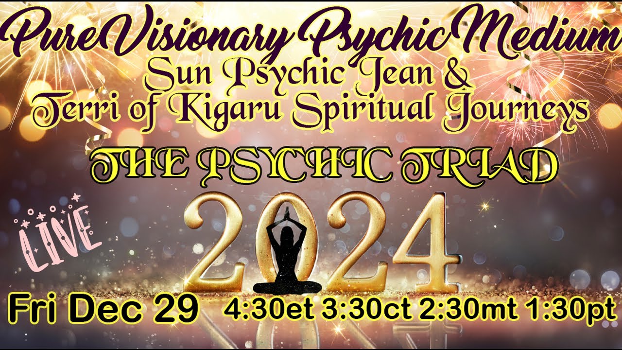 Psychic Medium Readings LIVE for You! The Psychic Triad Bringing in the ...