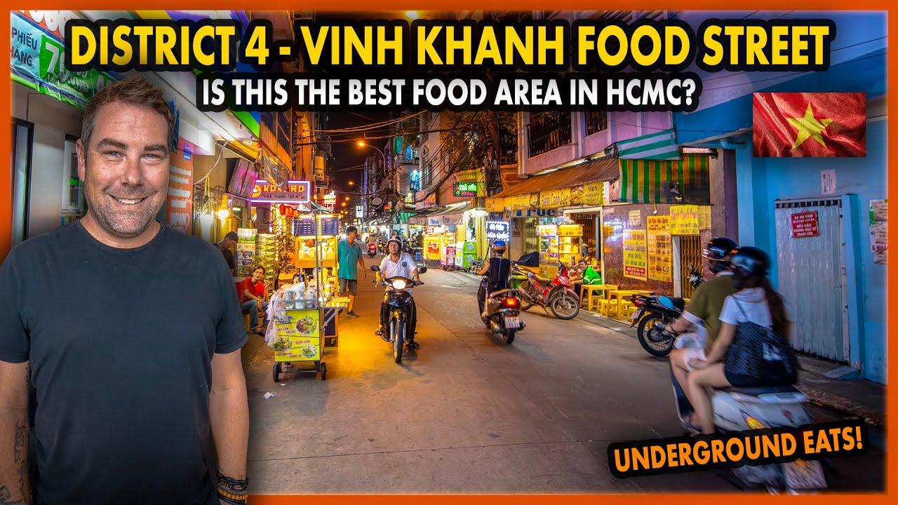 Vietnamese Street Food Tour - District 4 Ho Chi Minh City (Underground Eats!) - YouTube
