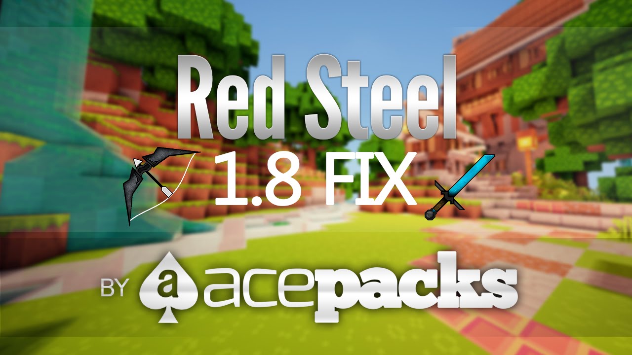 Red Steel Texture Pack 1.8 Fix ★ KezoHD's Red Steel Resource Pack Fixed ...