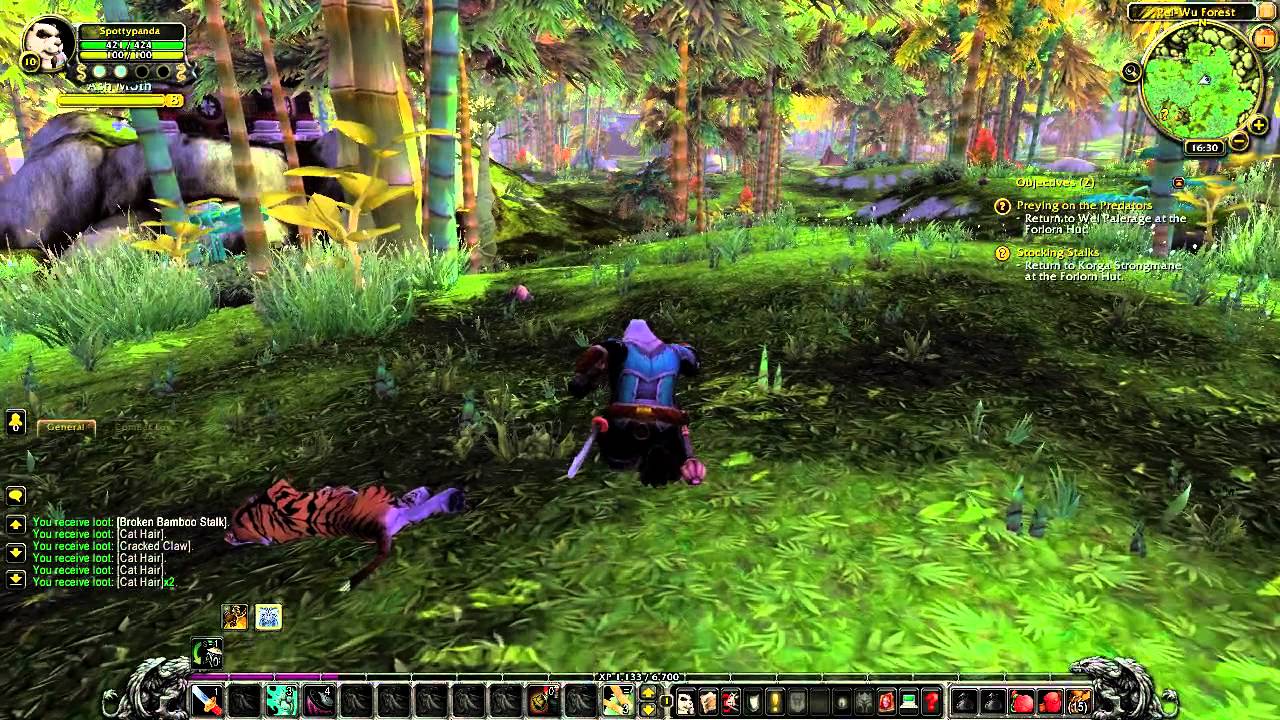 Mists of Pandaria Beta-Pandaren Monk-Part 9 - YouTube