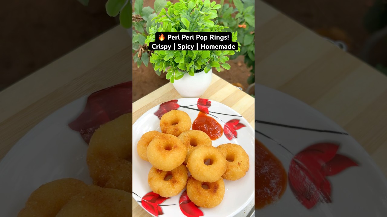 Peri Peri Pop Rings at Home 🍟 | Crunchy & Spicy Snack Recipe | Easy ...