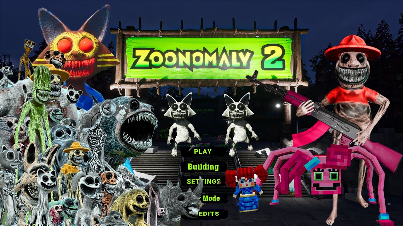 Zoonomaly 2 Official Full Game | Monster Cat, Spooky Doll and Gunman ...