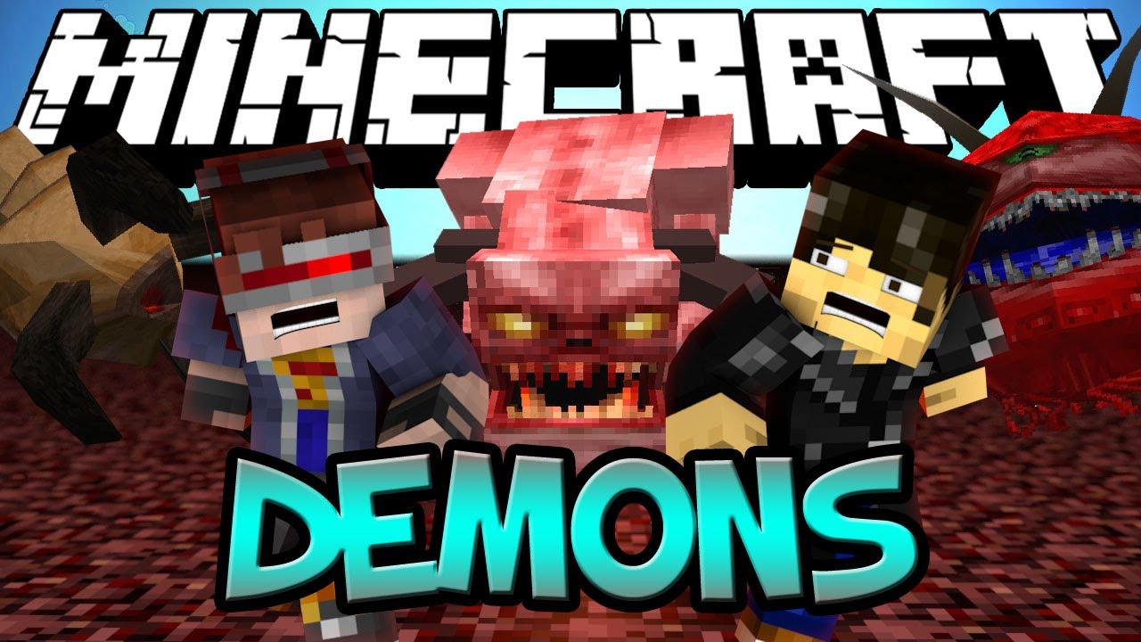 Minecraft Mod Showcase : DOOM DEMONS Mod (Lycanite's Mobs) - YouTube