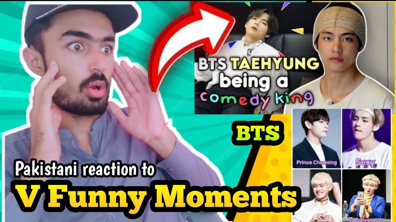Pakistani reaction to bts | Kimtaeheyung (V) being Effortlessly Funny ...