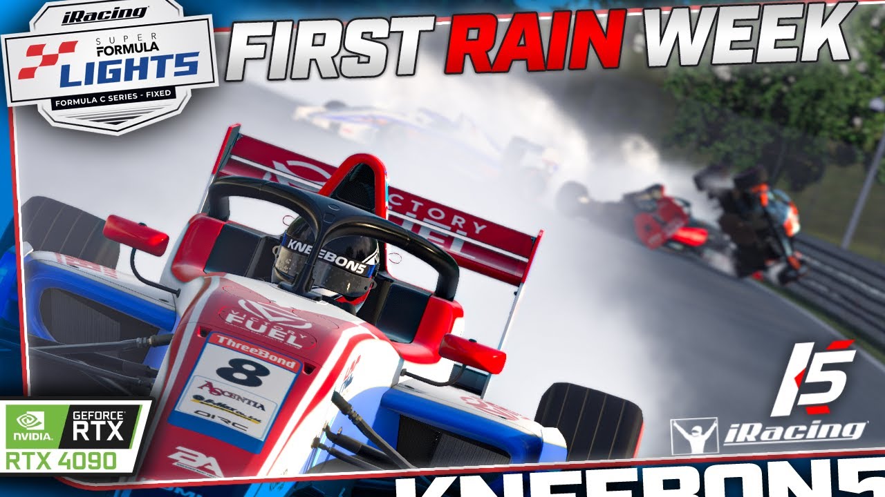 Super Formula Lights - Montreal - iRacing Road Rain - YouTube
