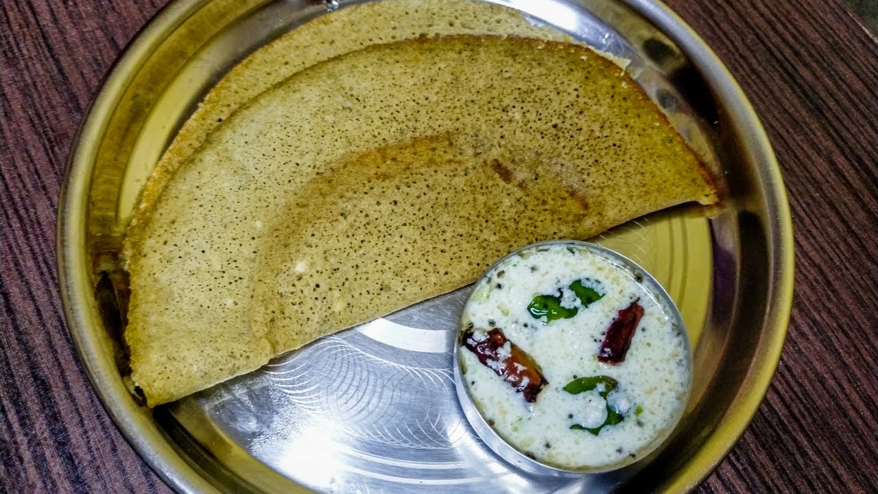 Green dosa recipe/How to make green dosa/Breakfast recipe - YouTube