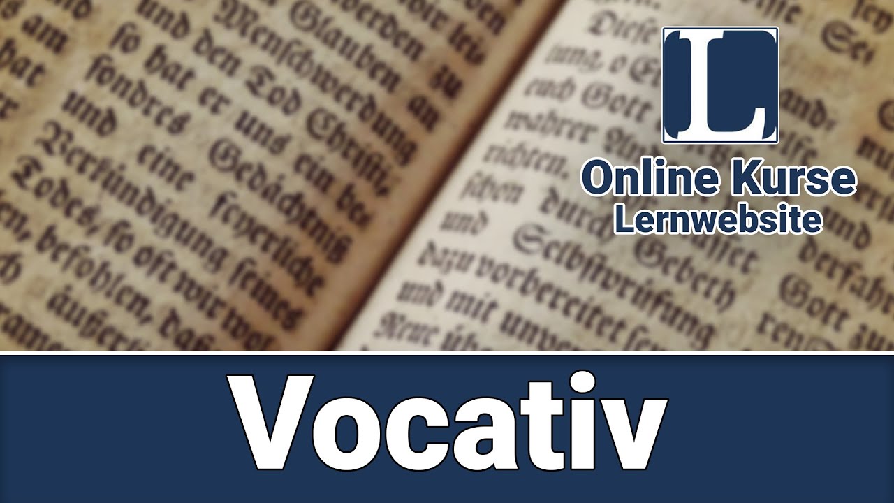 Vokativ Latein - Erklärung! - YouTube