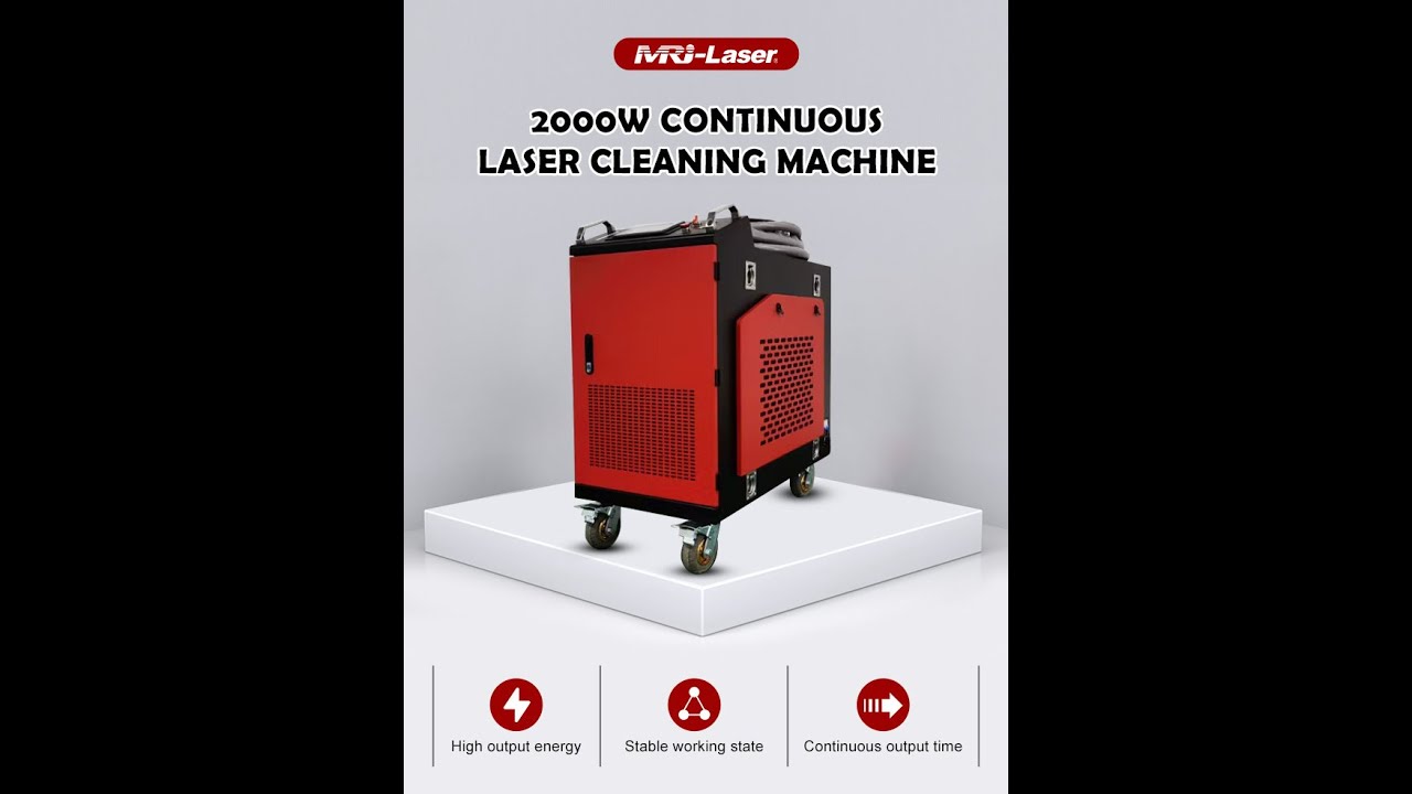 2000W Continuous Laser Cleaning Machine for Heavy Rust Removal - YouTube