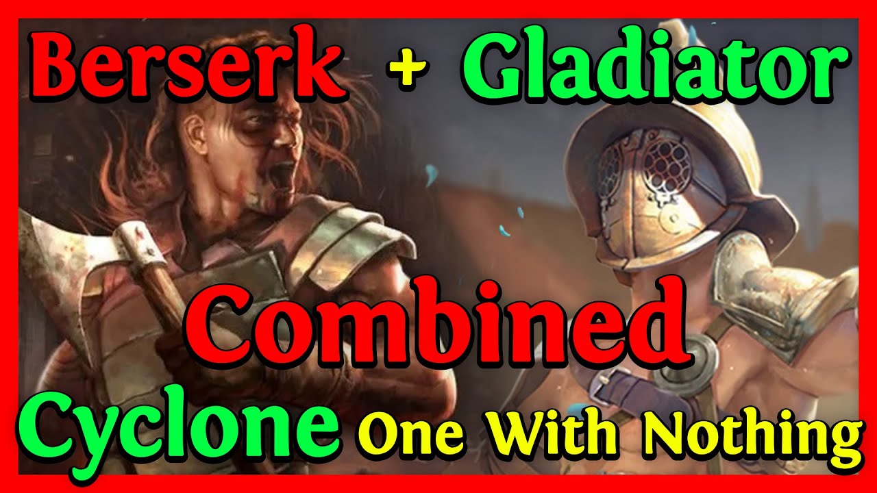 POE One With Nothing - Cyclone Gladierker Build - Yep it works ...