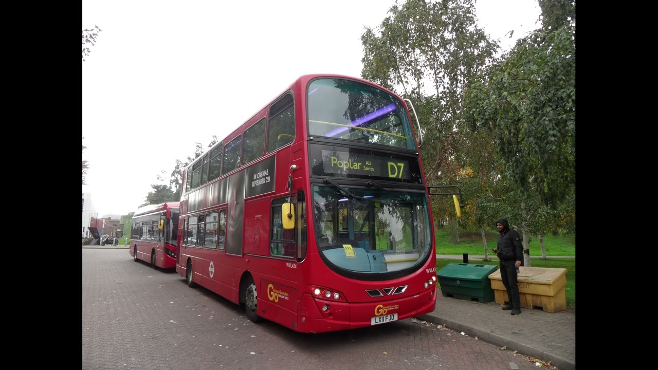 Wright Gemini 2 Volvob9tl Go Ahead London Wvl434 Lx11fjo On Route D7