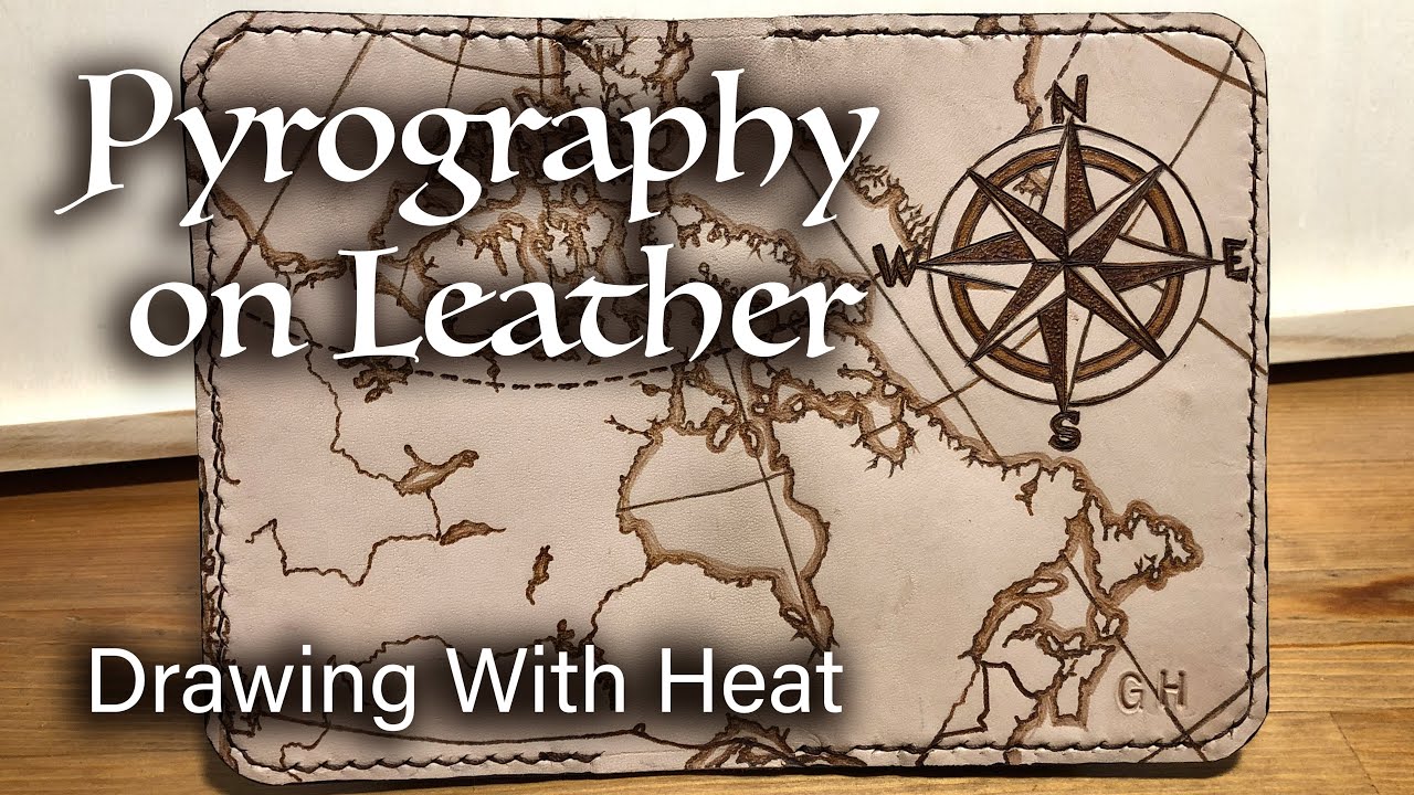 Pyrography On Leather Passport Holder YouTube Pyrography On Leather Passport Holder YouTube