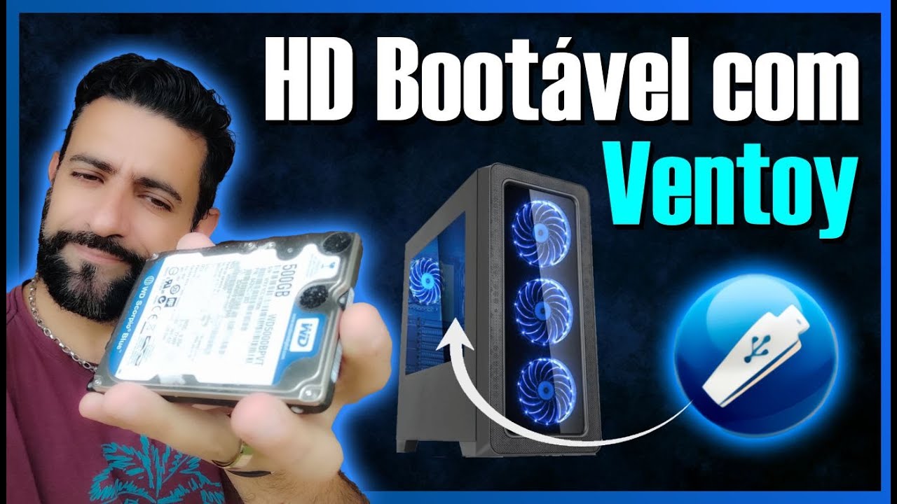 COMO CRIAR HD/SSD BOOTAVEL COM VENTOY PARA MANUTENÇÃO EM PC`S !!! - YouTube