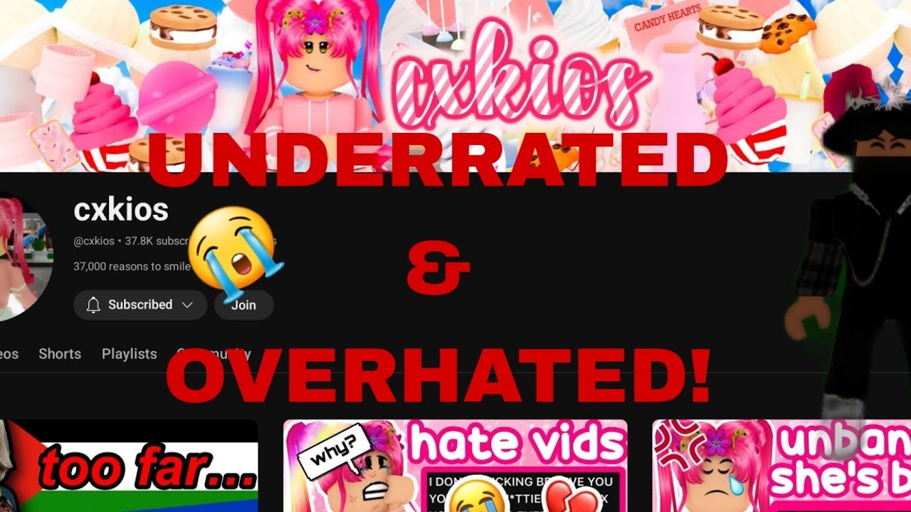 Why @cxkios Is so UNDERRATED & OVERHATED | Roblox Commentary News ...