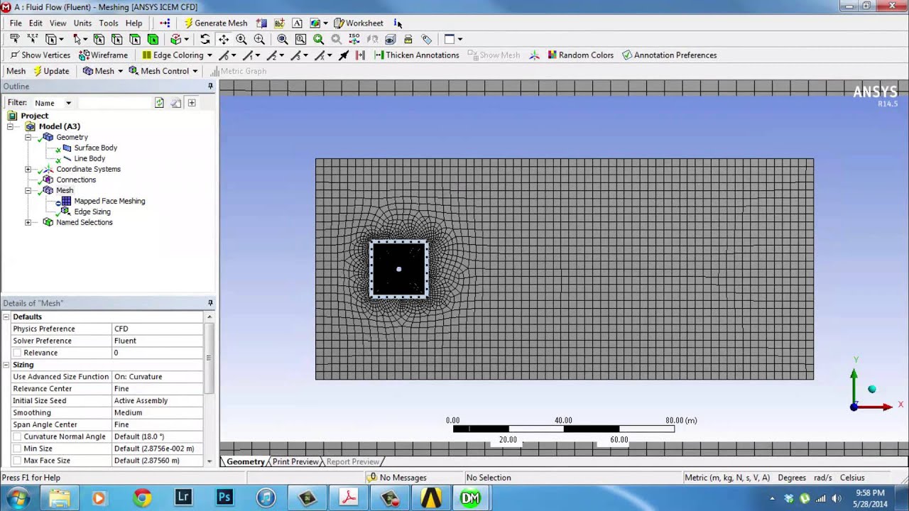 Ansys Fluent CFD: Flow around a Cylinder (Supersonic) - YouTube