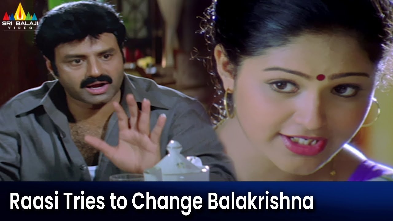 Raasi Tries to Change Balakrishna | Krishna Babu | Telugu Movie Scenes @SriBalajiMovies - YouTube