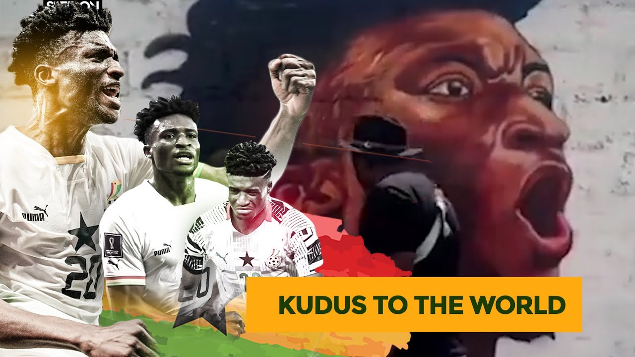 A Mural Of Kudus Mohammed Is Up Already In Nima!! Created By Moh Awudu ...