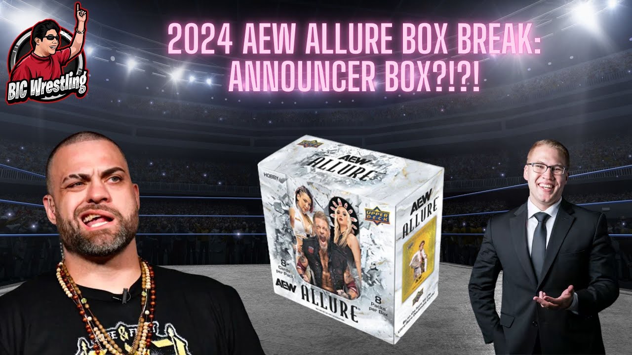 2024 Upper Deck Allure AEW Box Break: Announcer Box?!?! - YouTube