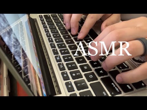 ASMR Keyboard Typing a Letter(REAL TYPING) Super Relaxing! - YouTube