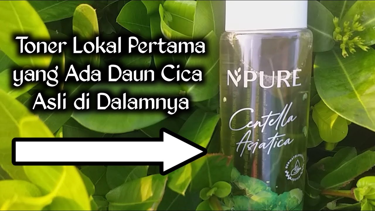 Face Toner Lokal Pertama yang Ada Daun Cica Asli di Dalamnya || NPURE ...