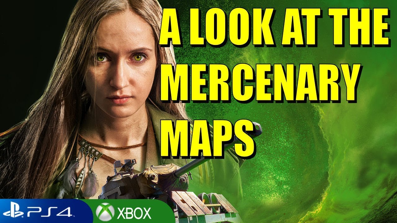 Fancy a look at ALL the new Mercenary Maps? - World of Tanks Console ...