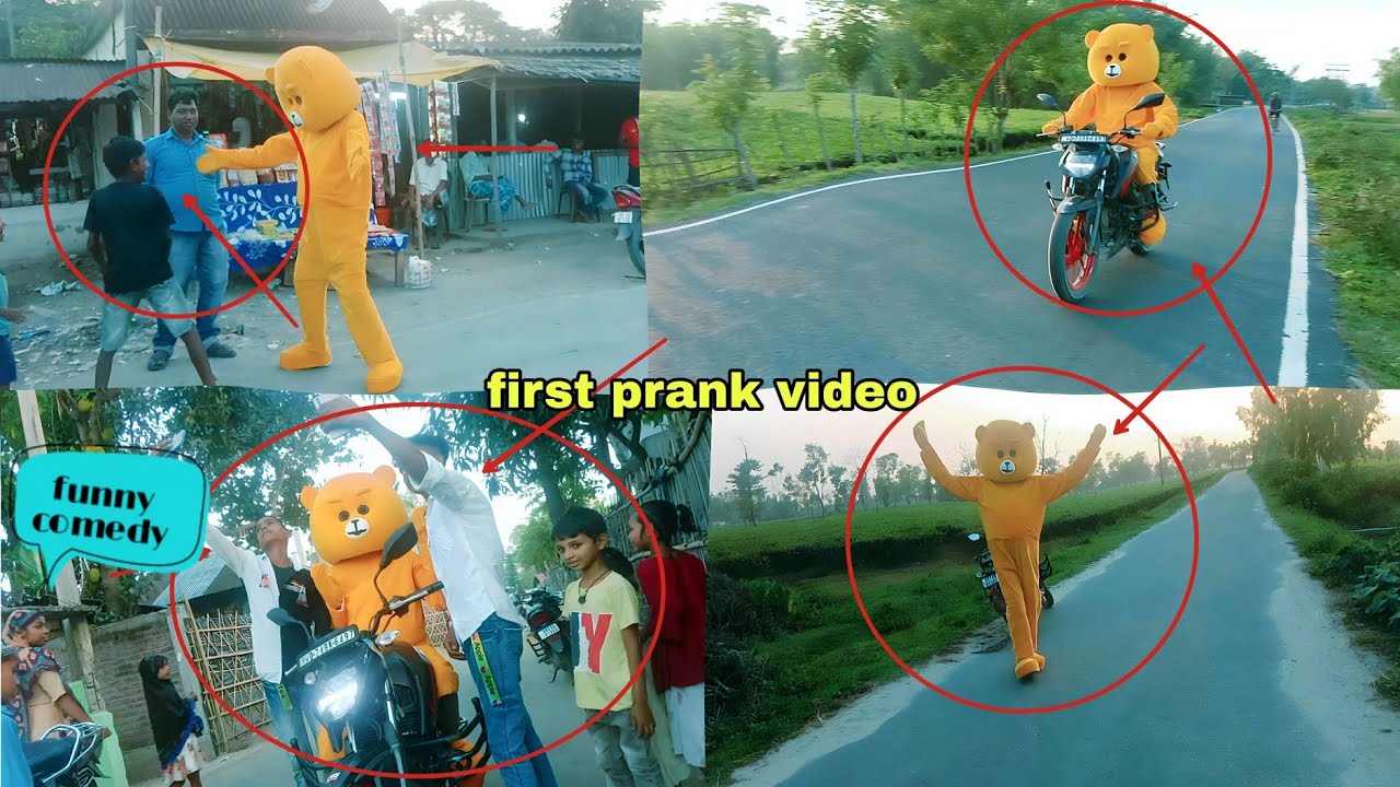 teddy bear funny comedy prank 2023🤣 first funny comedy video prank my ...