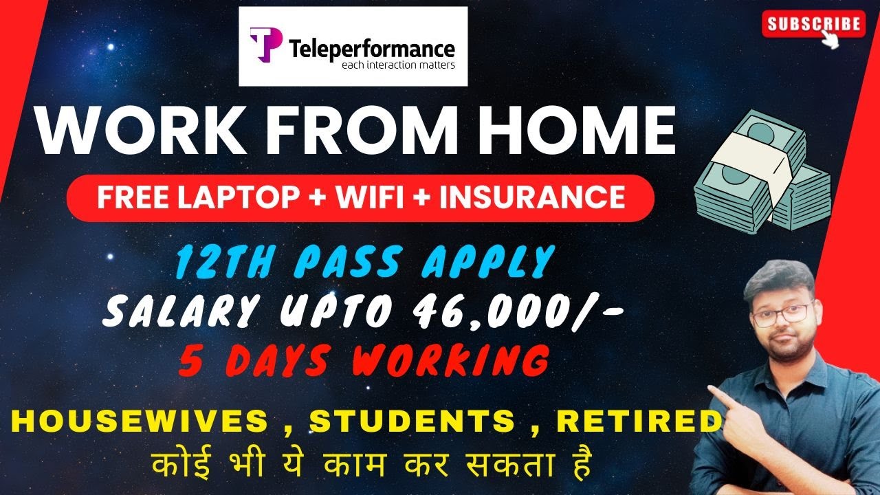 TELEPERFORMANCE - WORK FROM HOME | 12TH PASS APPLY | NO SALES JOB ...