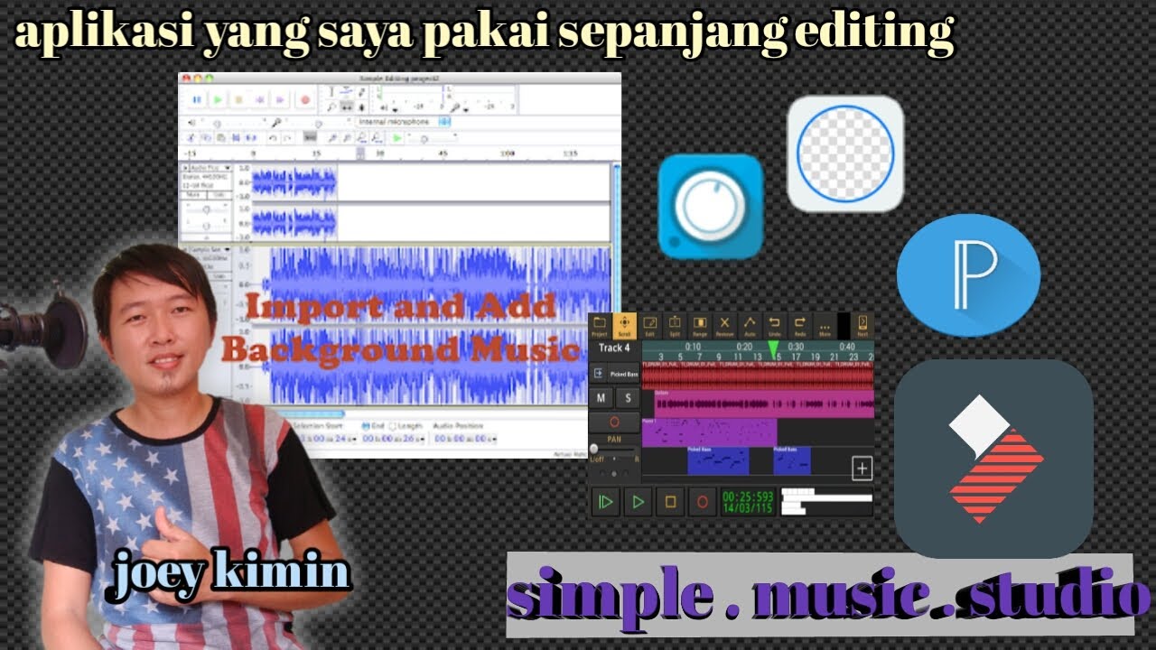 aplikasi studio recording bagi pemula + aplikasi editing bagi utuber ...