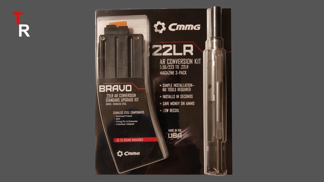 CMMG Bravo 22lr AR15 conversion kit - YouTube
