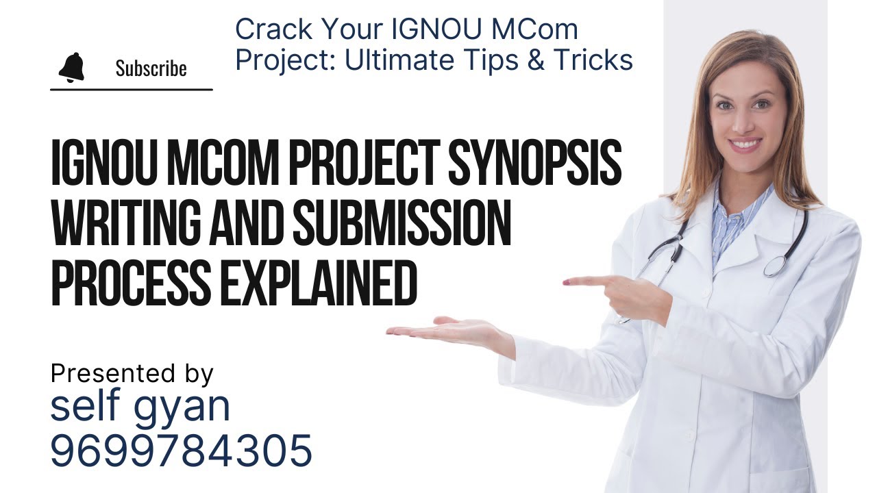 IGNOU MCom Project Synopsis Writing and Submission Process Explained ...
