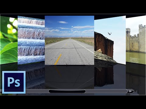 Photoshop Tutorial: Cover Flow (aus iTunes) - YouTube