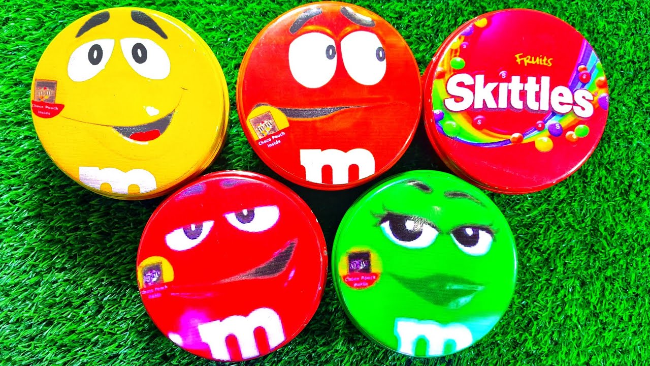 4 Minutes Satisfying with Unboxing Rainbow M&M'S Vibrant Munz Candy ...