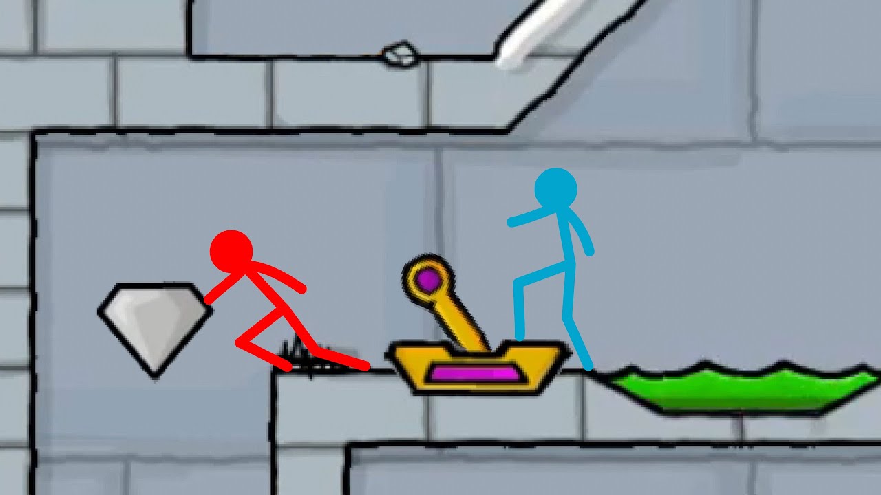 Ice Temple EP9 - Watergirl and Fireboy, Stickman Animation - YouTube