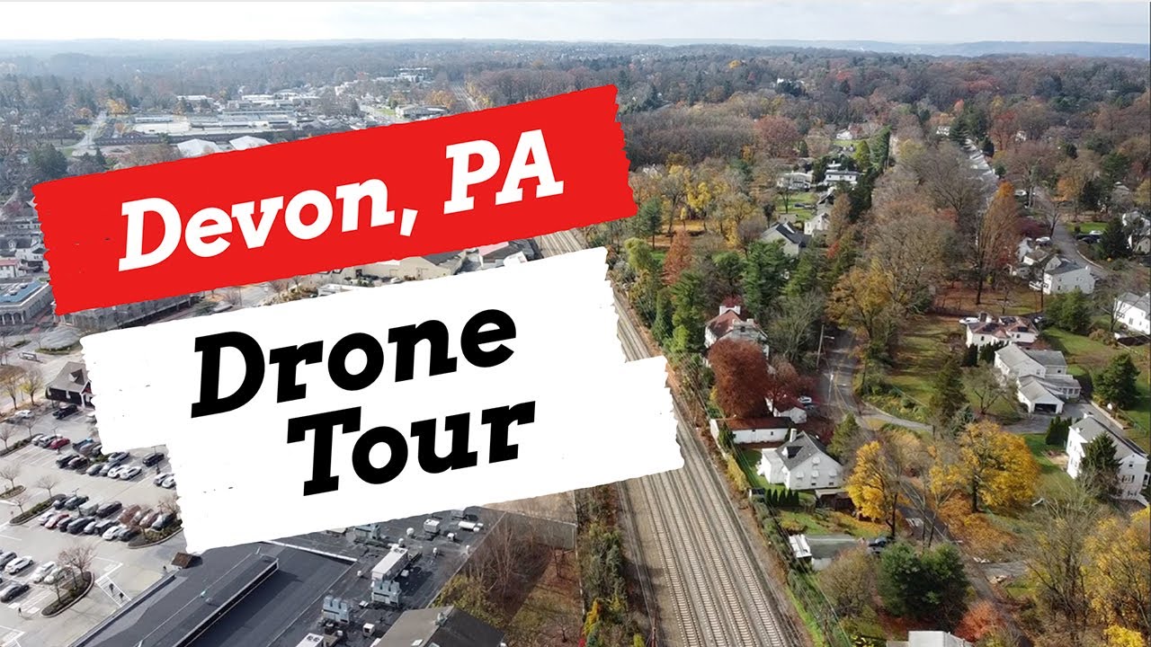 Devon, PA Drone Flight November 2020 - YouTube