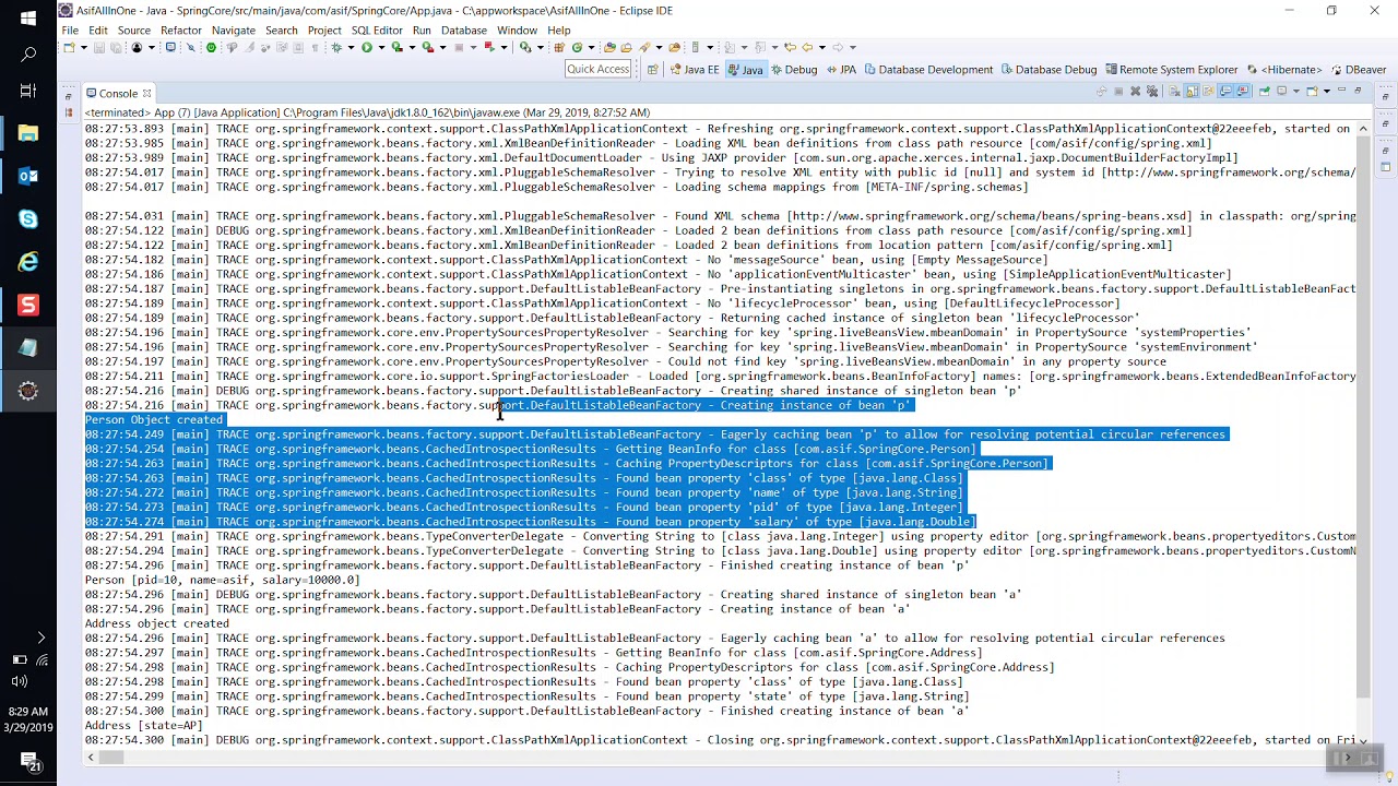 Spring 15 Data Binding,Alias names,default id - YouTube