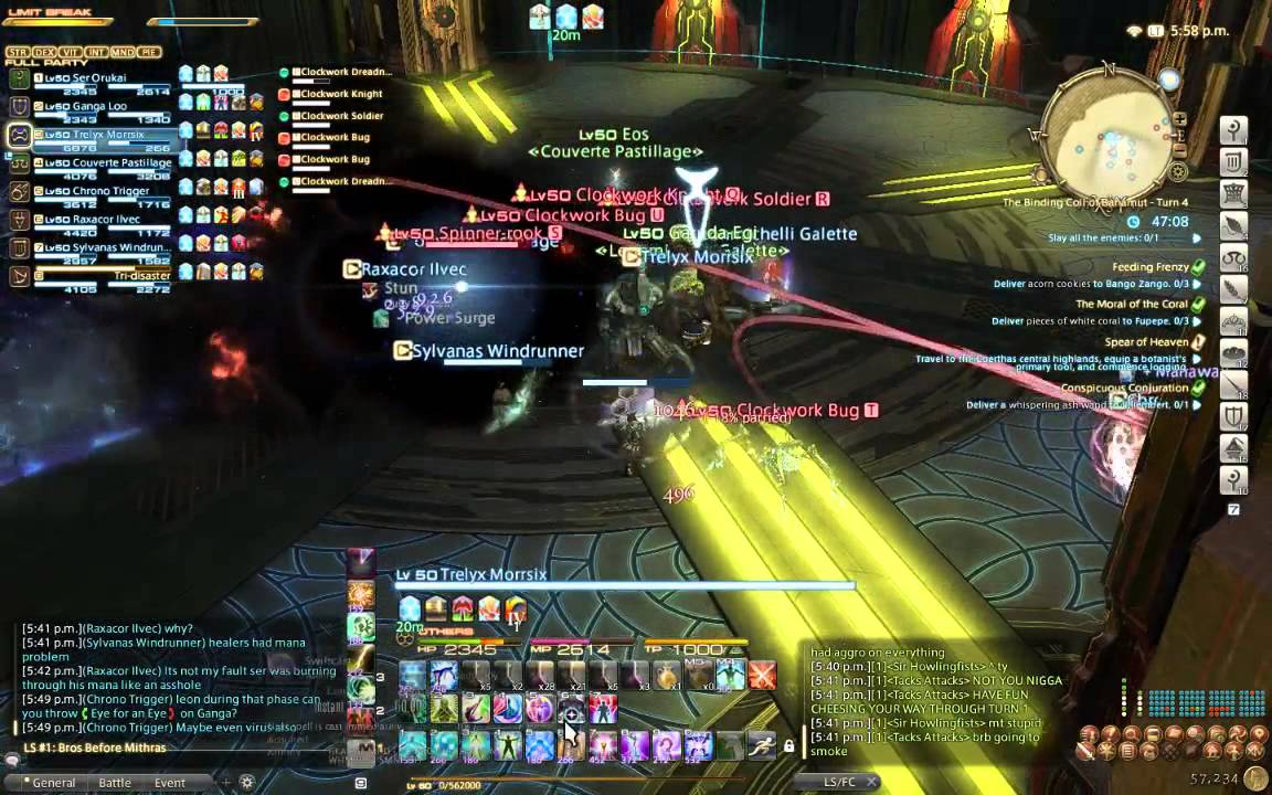 FFXIV NA - Gilgamesh Ser Orukai VS Elevator Boss - YouTube