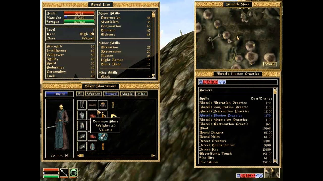 Let's Play Morrowind - Learning Spells & Alchemical Trading - 25 - YouTube