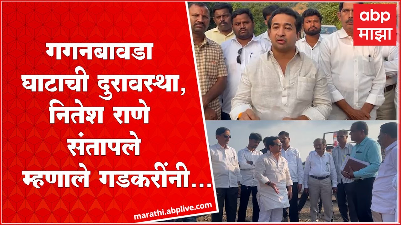 Nitesh Rane Nitin Gadkari Meeting : अधिकारी नितीन गडकरीचं नाव खराब ...