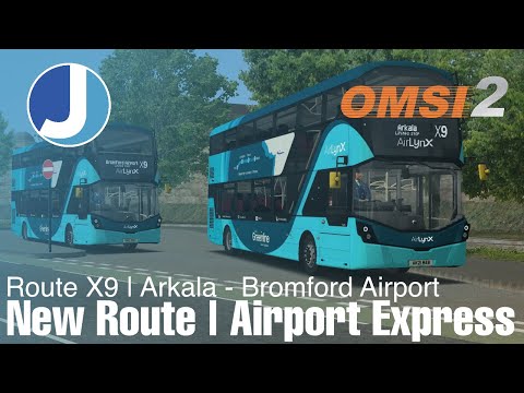 OMSI 2 | Arkala Route X9 | New Airport Express Route | First Looks