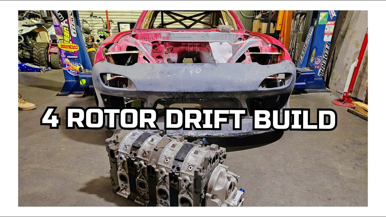 4 Rotor Pro Drift Build Updates - Engine Bay Preparation - Kyle Mohan ...