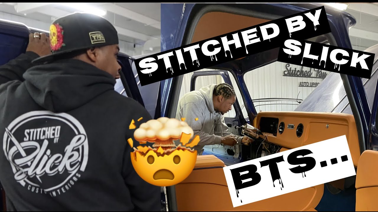 STOP BY STITCHED BY SLICK SHOP!!! CHECKING OUT A 66 C10 PROJECT AND ...
